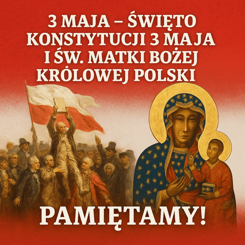 Święto Konstytucji 3 Maja i NMP Królowej Polski - Oficjalna Strona Kielczy